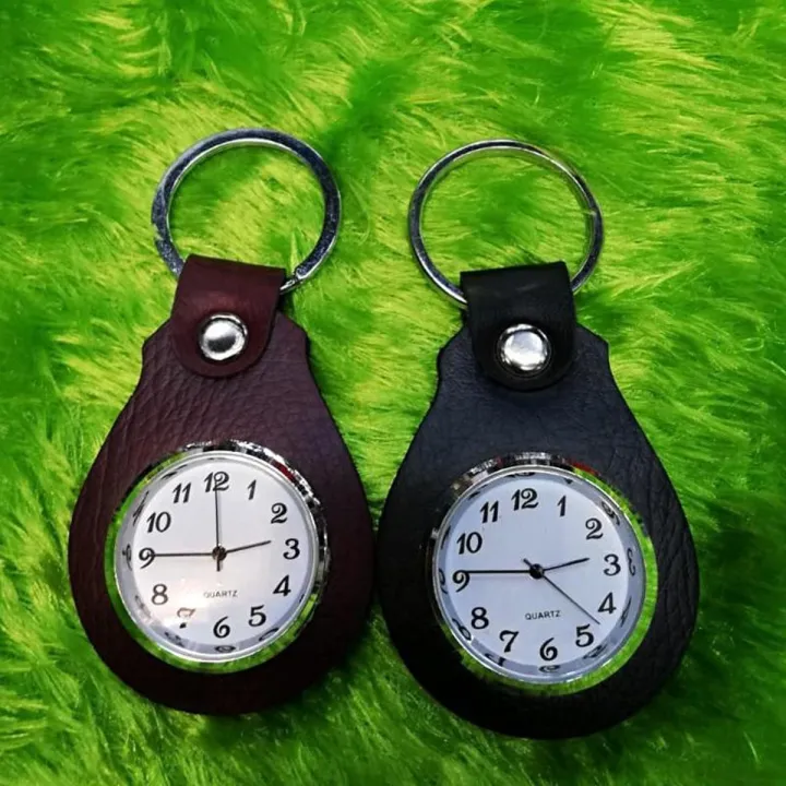 Pack of 2 Leather Keychain Watches | Daraz.pk