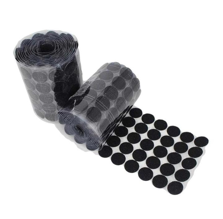 Velcro Dots Sticky 84 pairs 1.3cm White and Black Self Adhesive Velcro ...