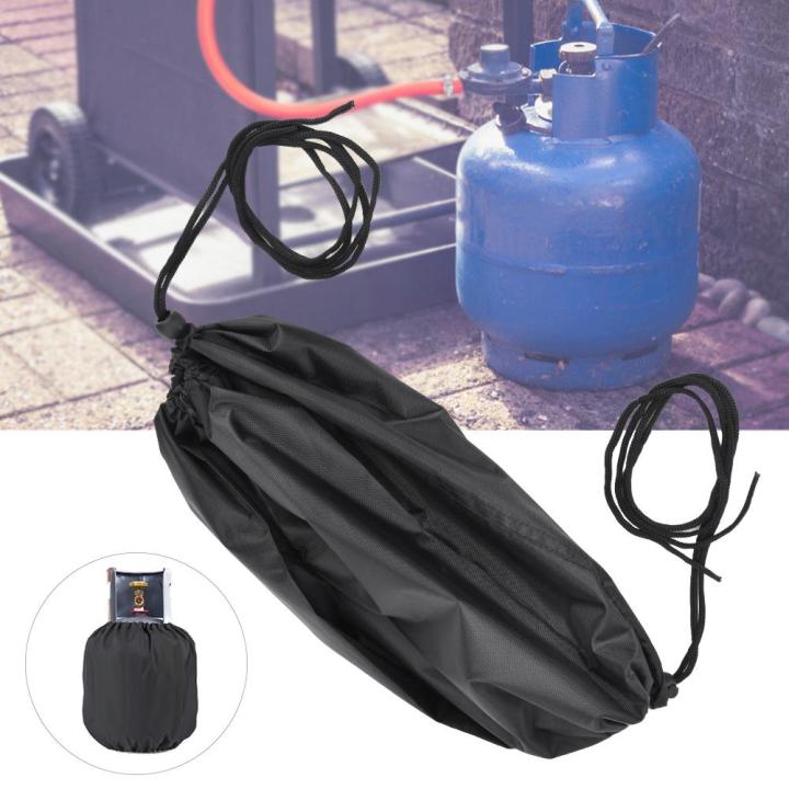 Outdoor Black Propane Tank Barbecue Gas Tanks Cover for 20lb Tank ...
