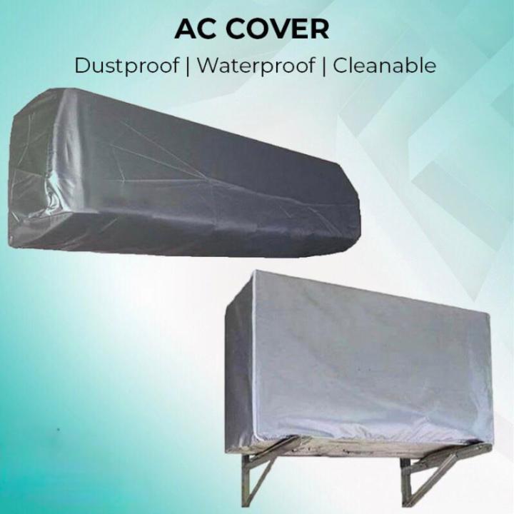High Quality Split Ac Cover Waterproof & Dustproof Silver Coated Cloth ...