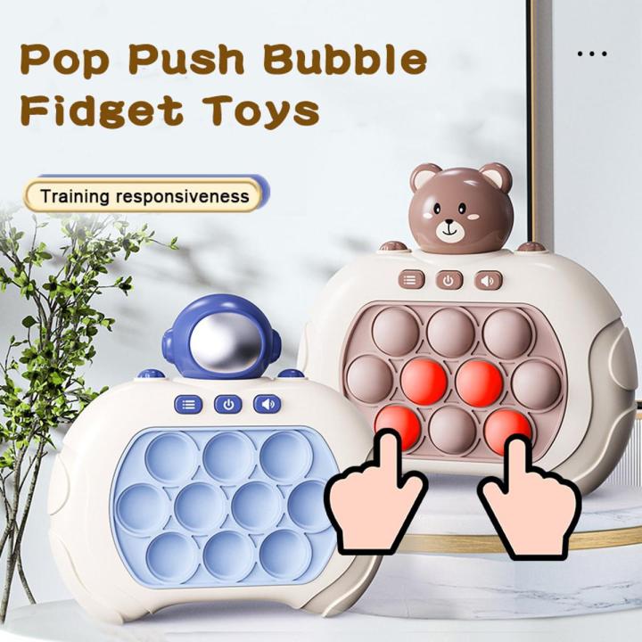 New Pop Quick Push Bubble Game Console Series Toys Funny Fidget Toys ...