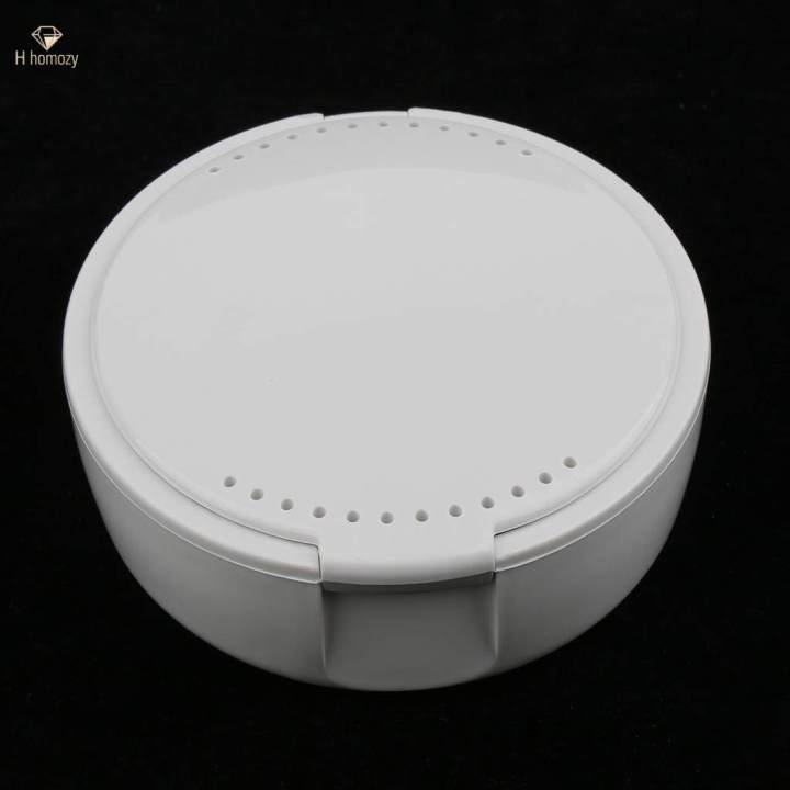 Orthodontic Retainer Box Denture Storage Case Tray Case - White | Daraz.pk