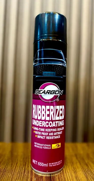 DEARGON Rubberized Undercoating 650ml – Anti-Rust Waterproof Protective ...