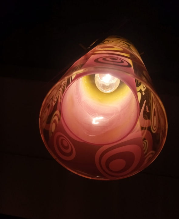 Roof Hanging Glass Light - Ceiling Light | Daraz.pk