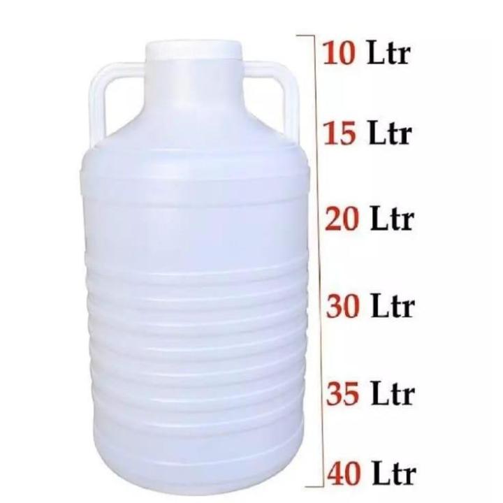 White Plastic Water Gallon Bottle Cane For Storing Water | Daraz.pk