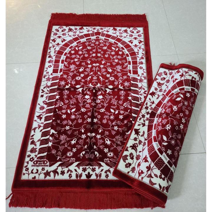 Super soft prayer mat/ turkish prayer rug/ pure valvet janamaz ...