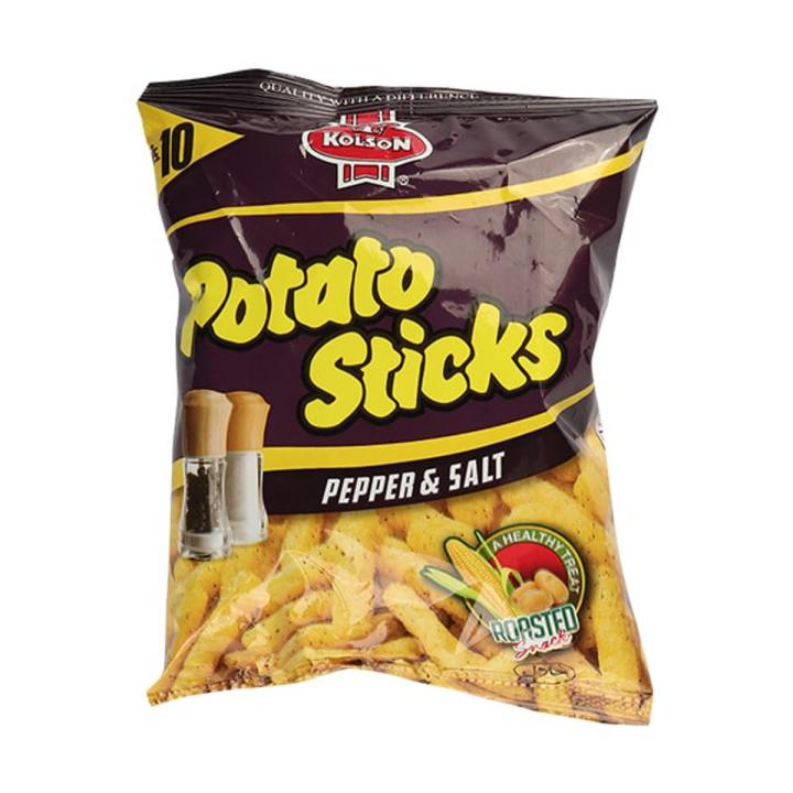 Kolson Potato Sticks - Pepper & Salt - 25gm - 24Pcs | Daraz.pk