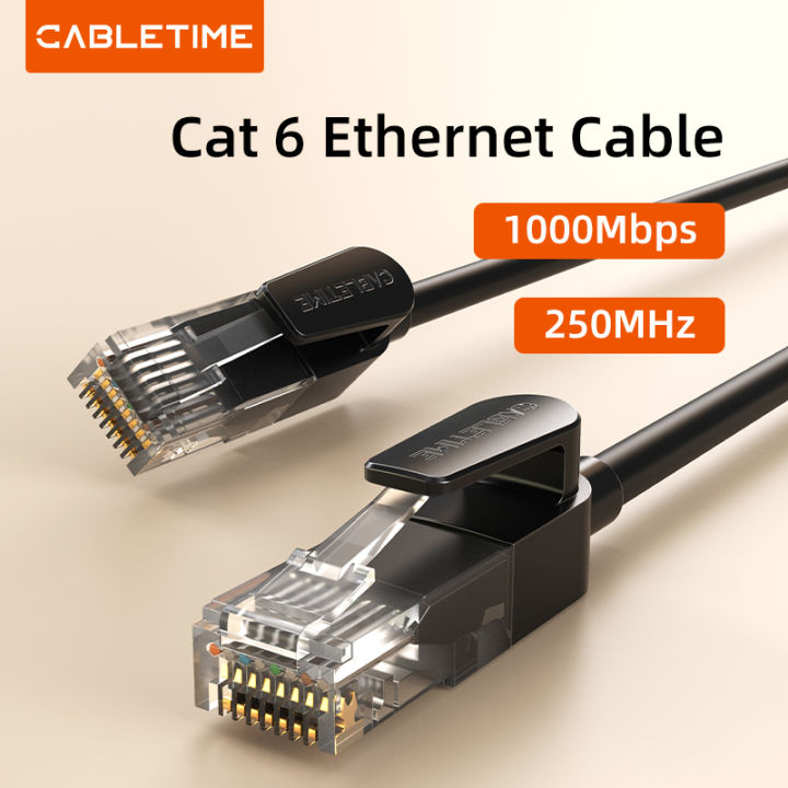 CABLETIME CAT6 Rj45 Gigabit LAN Ethernet Network UTP Cable (2m-30m ...