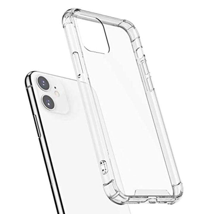 iPhone 11 Soft Shock Proof Jelly Back Cover Transparent | Daraz.pk