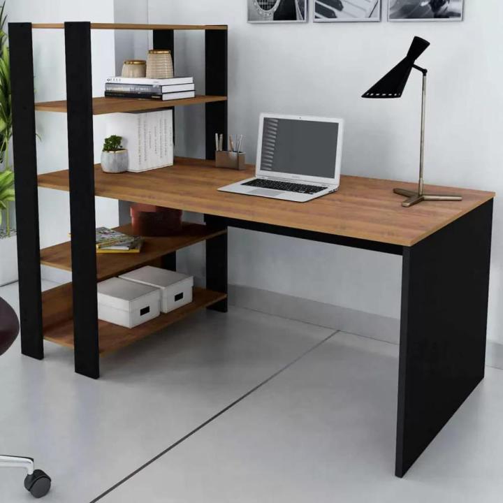 H-Shape Computer Desktop Desk Home Simple Desk Bookcase Combination ... H-Shape Computer Desktop Desk Home Simple Desk Bookcase Combination ...