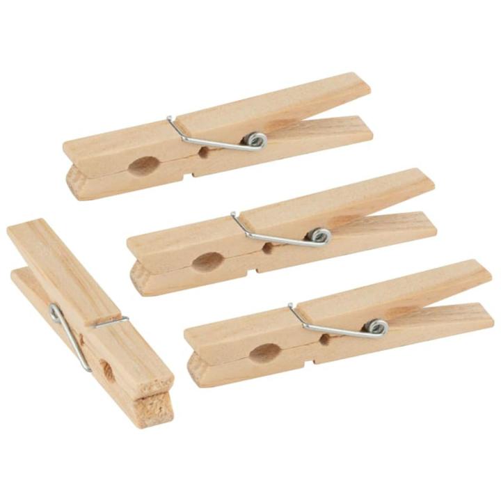 60pec Wooden Pegs Small, Wooden Laundry Clothes Pegs, Cloth Hanging ...