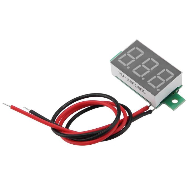Di tal Voltmeter 0.36inch Two Wire DC 2.5-30V Di tal LED Display ...