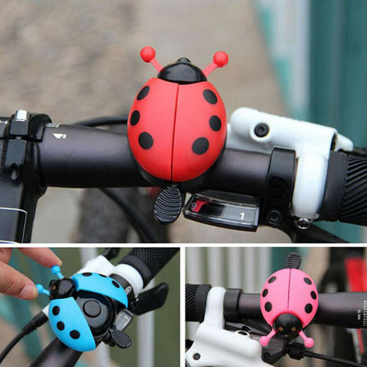 1Pc Bicycle Ladybug Bell Cartoon Cycling Bell Lovely Kids Bike Ride ...