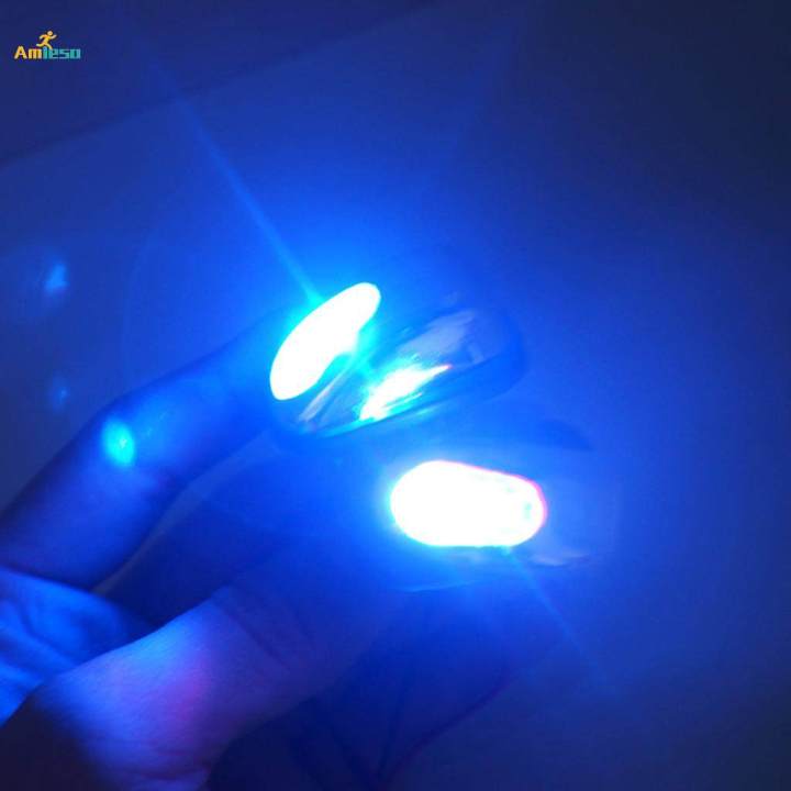 1 Pair Car Hood Windshield Spray Nozzle Wiper Washer With LED Lights ...