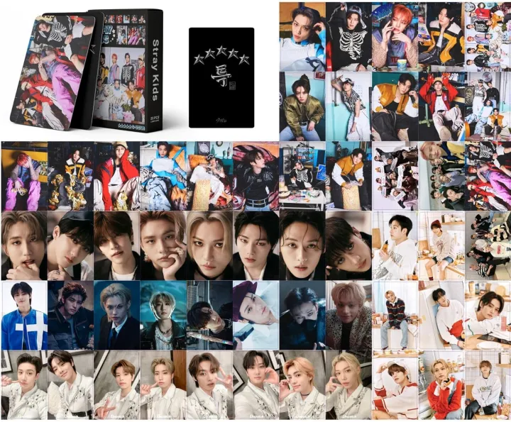 55pcs Stray Kids Lomo Stray Kids 5-Star New Album Lomo Card Stray Kids ...