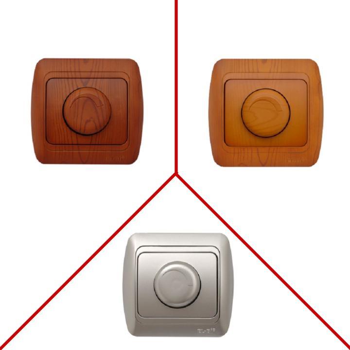 ELBi Tuna Dimmer 1000W. Available in Wood Cherry pattern, Wood Oak ...