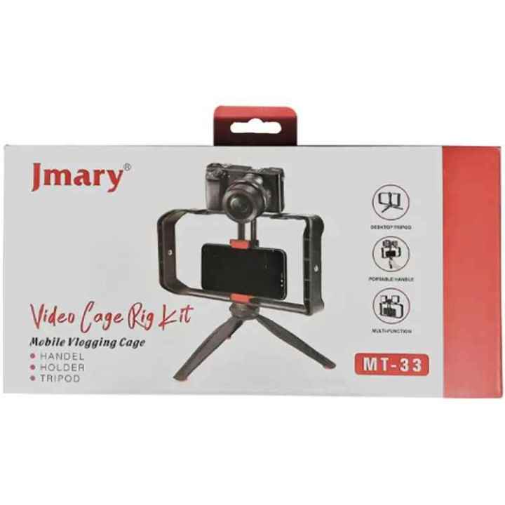 Jmary MT-33 Video Rig Cage Kit With Mini Tripod Stand Vlogging Kit ...