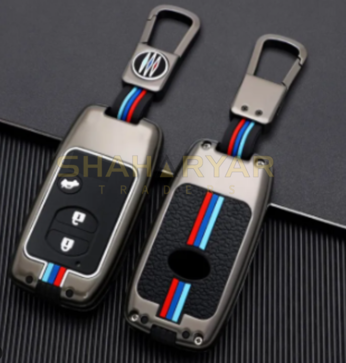 Toyota Prado Metal Car Key Ally Cover | Daraz.pk