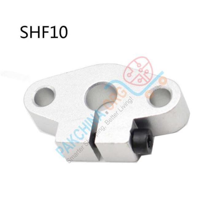 1 PCS SHF10 10mm Horizontal Linear Shaft Support Linear Rail Shaft ...