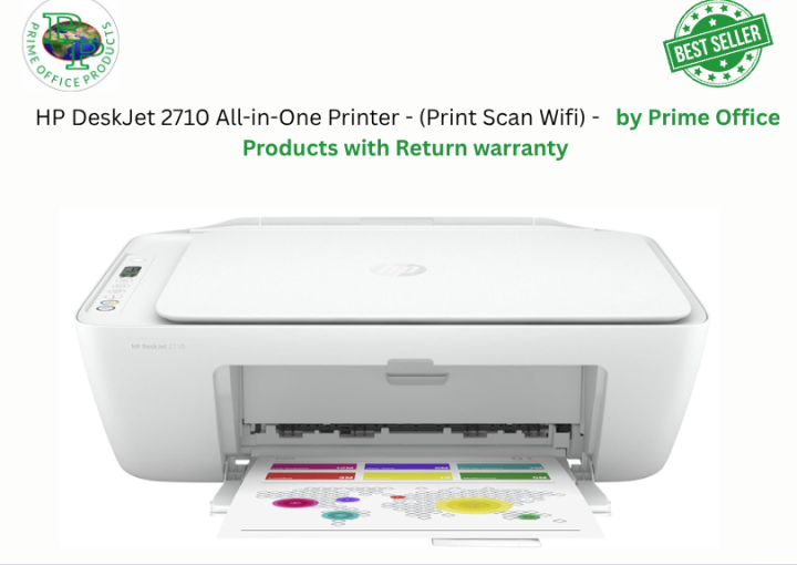 HP DeskJet 2710 All-in-One Printer - (Print Scan Wifi) - by Prime ...