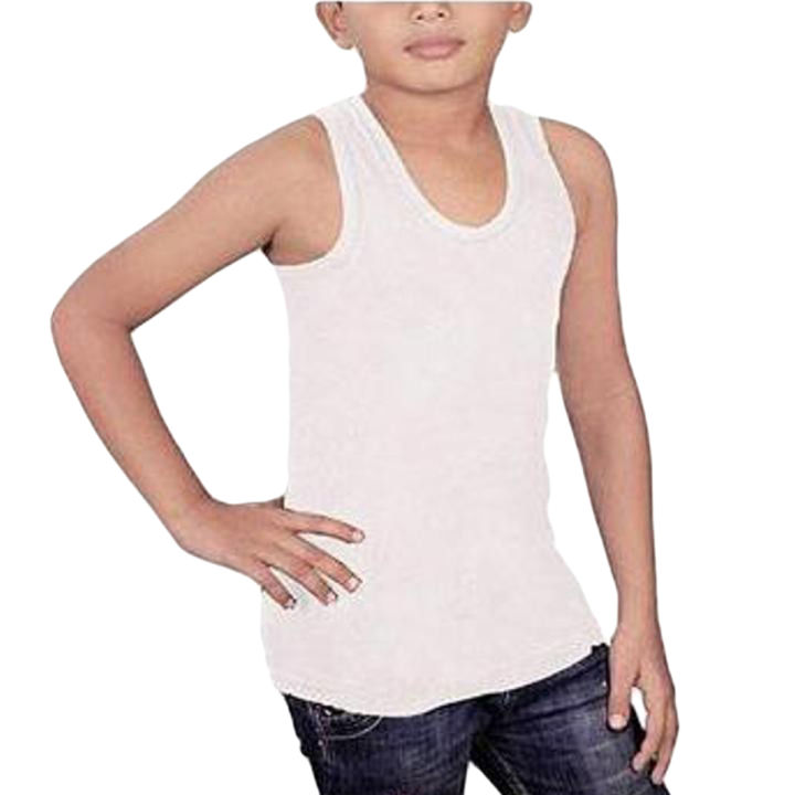 Pack of Three Noorani Vest Banyan Sando Inner wear - White For Kids ...