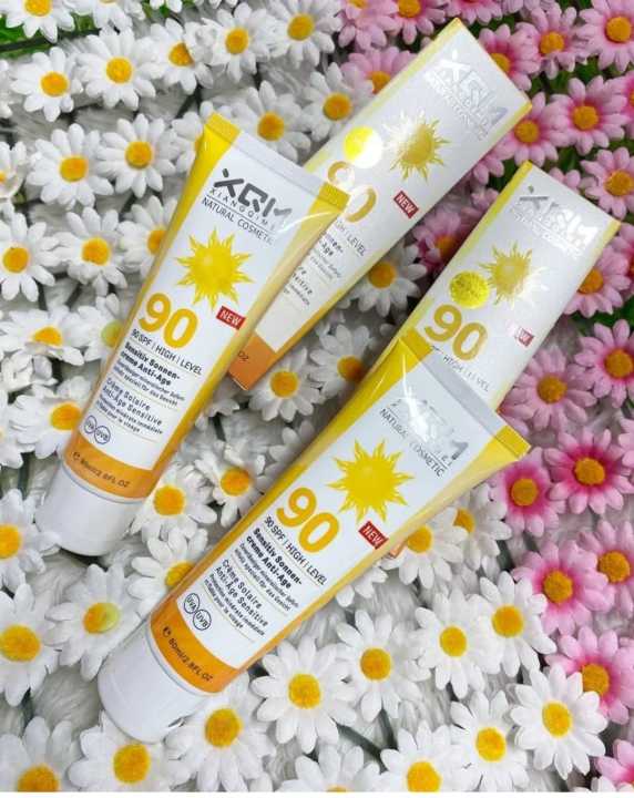 XQM Sun Cream SPF 90 – Anti-Aging – 80ml sunblock 90 spf high-level sun ...