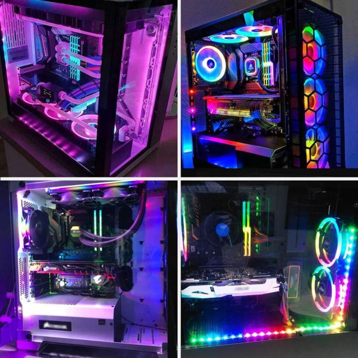 Remote Control Led Strip RGB For PC Computer Case Decor Flexible ...