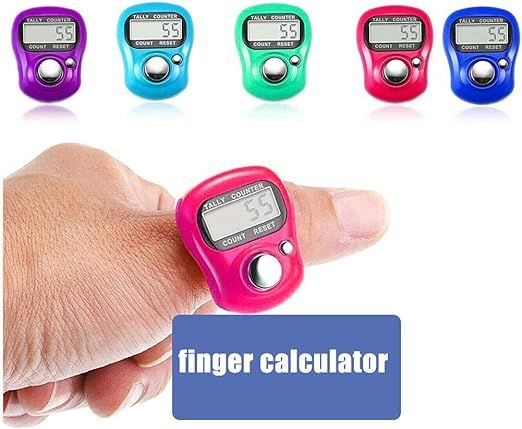 Mini Finger digit Portable Digital Zikr Tasbeeh Counter Clicker ...