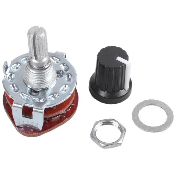 Electronic Machine 4P3T 4Pole 3 Position 2 Deck 16 Pin Rotary Switch ...