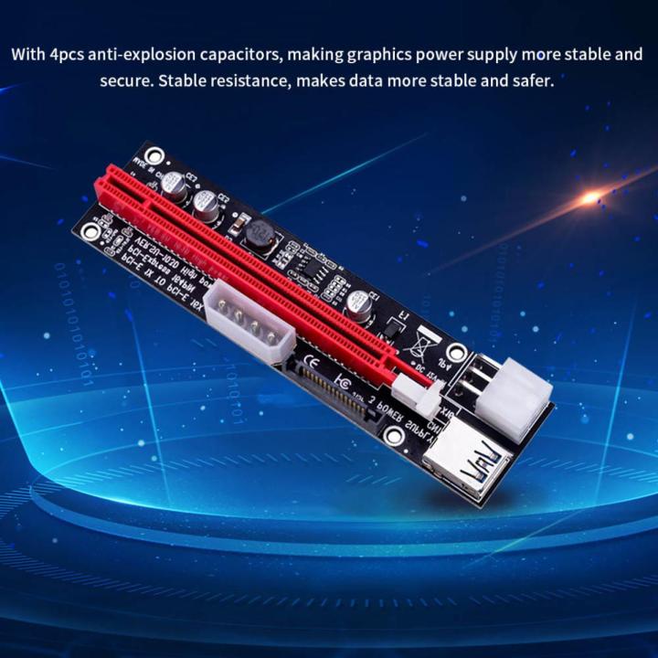 Usb 3.0 Pci-E Riser Ver 009S Express 1X 4X 8X 16X Extender Riser ...