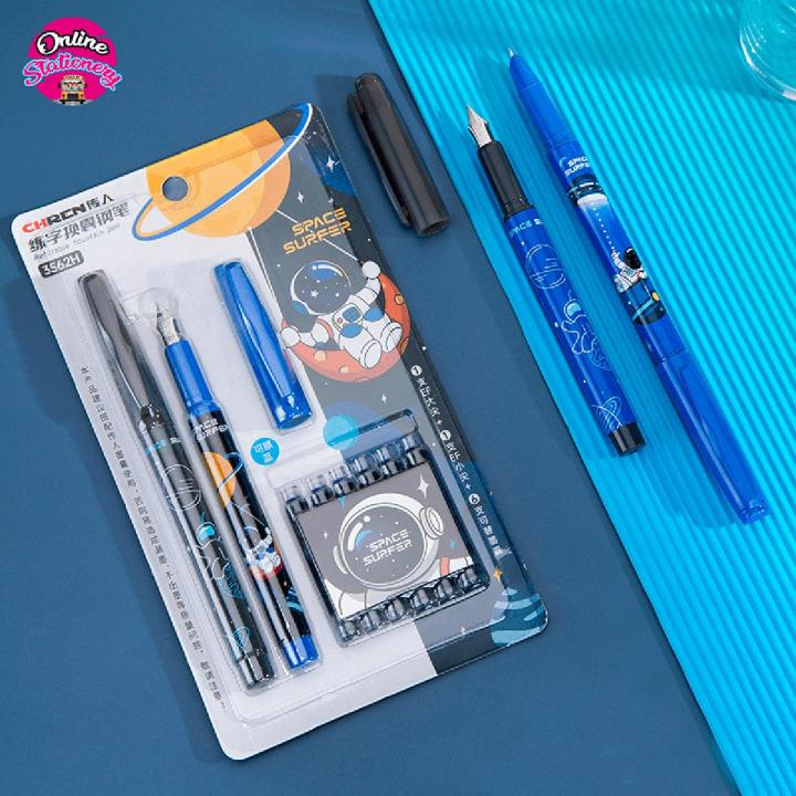 CHREN Cute Space Fountain Pen Set CR-3562H | Daraz.pk