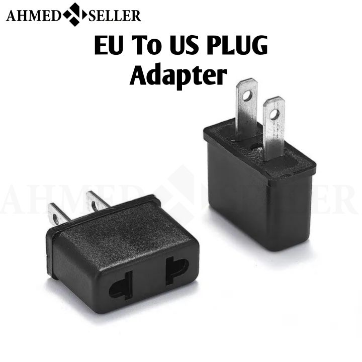 EU Europe European AC to American US USA Travel Charge Power Plug ...