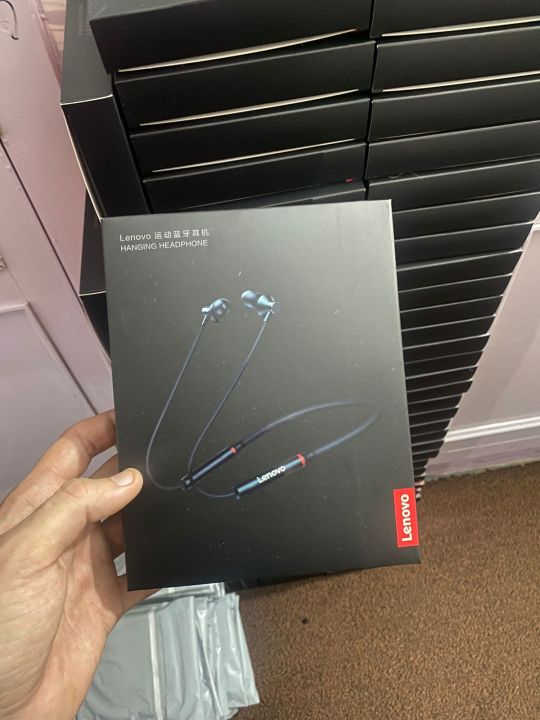 Lenovo HE05 Pro Original Bluetooth Neckband Earphones - Clear Sound ...