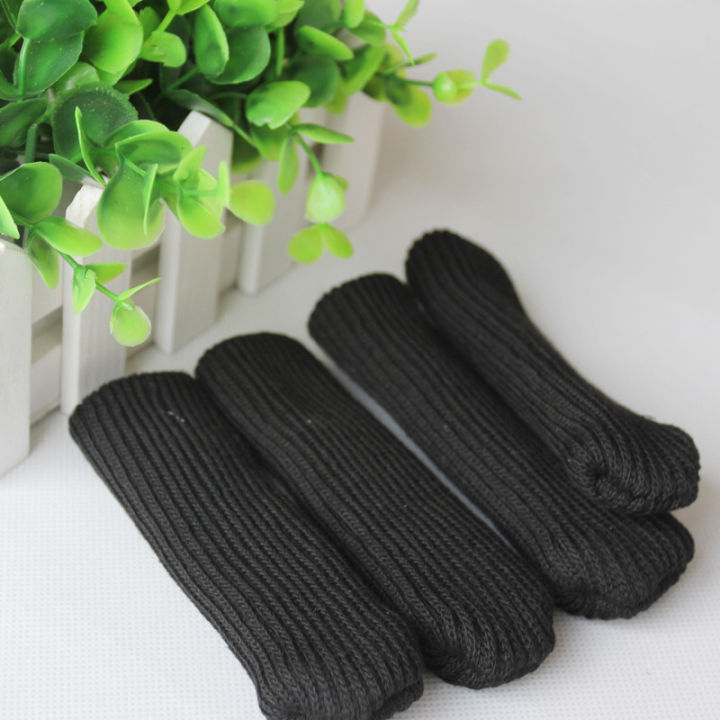 4Pcs High Elastic Knitted Table Chair Feet Leg Sock Floor Protector ...