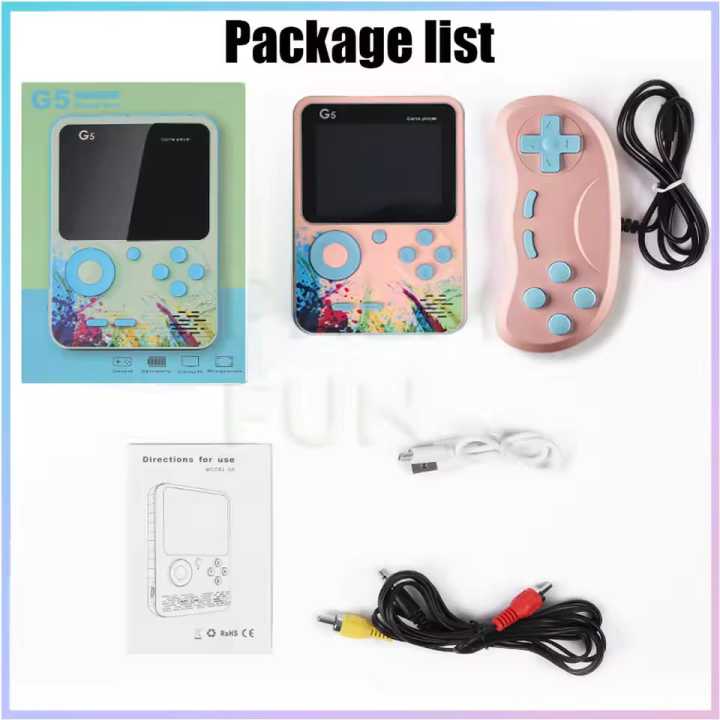 G5 Mini Handheld Retro Gaming Console 500 Classic Games in One Device ...