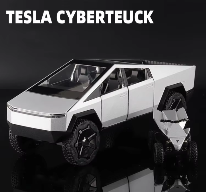 1:24 Scale Tesla Cybertruck XLG Pickup Diecast Model Car | Daraz.pk