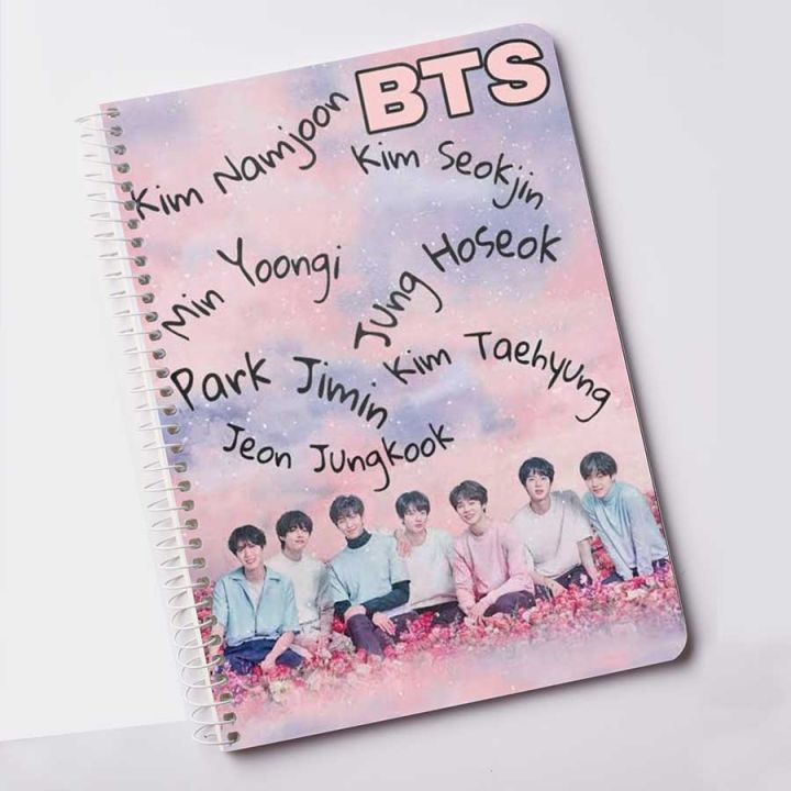 BTS Notebook for Army Bangtan members kpop Printed Diary | Daraz.pk