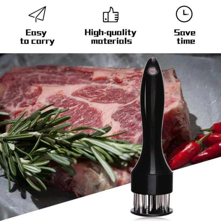 21 Stainless Steel Professional Meat Tenderizer Needle Prong with ...