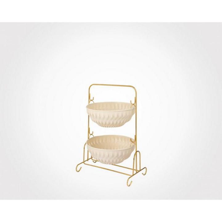 2 Floor Onion Rack With Stand ,2 Tier Countertop Rack, for Vegetable ...