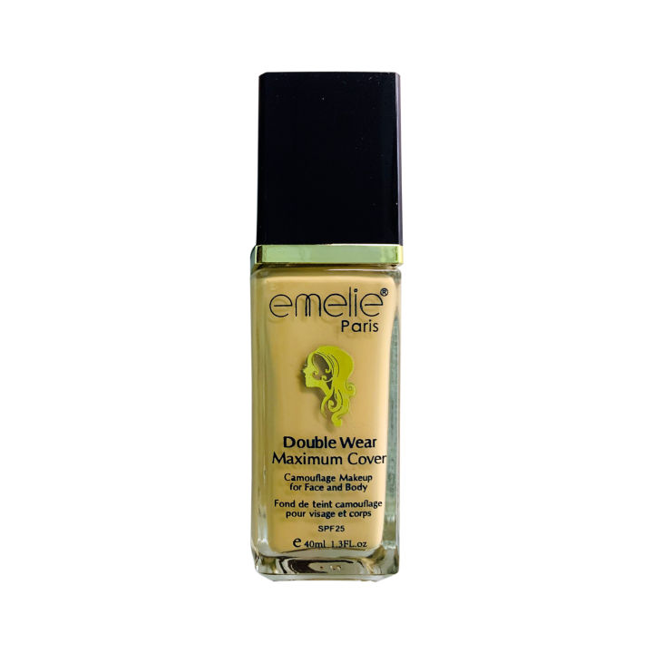 Emellie Double Wear Maximum Cover Foundation 40ml | Daraz.pk