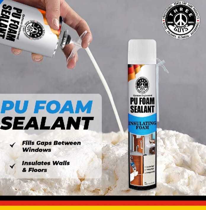 PU Insulating Foam Sealant Spray 750ml | PU Foam Crack Filler & Sealant Spray 750ml | | THREE ...