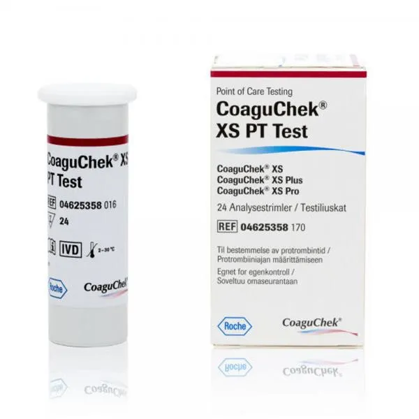CoaguChek XS (For Patient Self Testing) PT INR Blood Coagulation ...