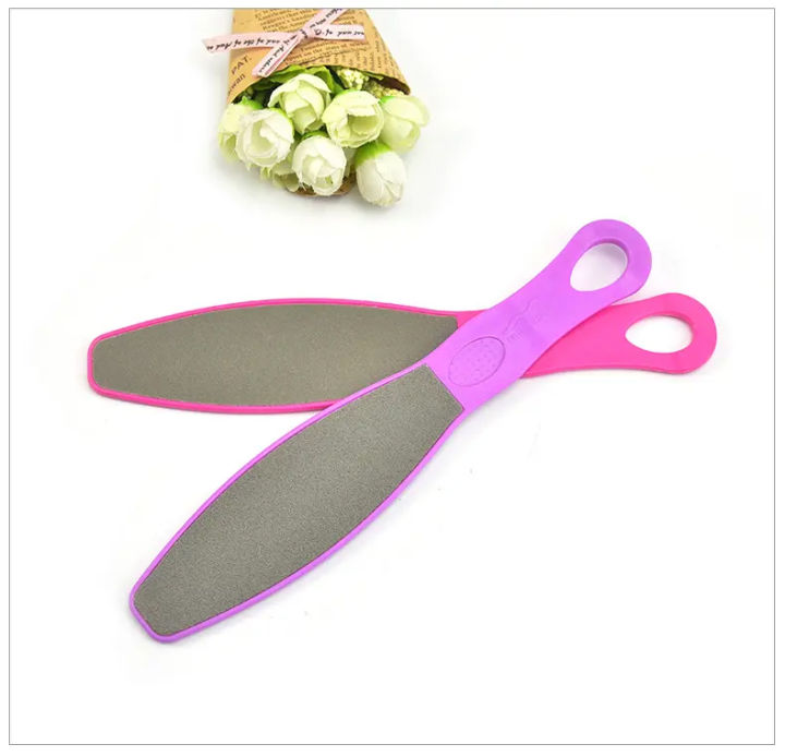 AESCO INSTRUMENTS Best 2 in 1 Plastic handle Hard Skin Foot Filer ...