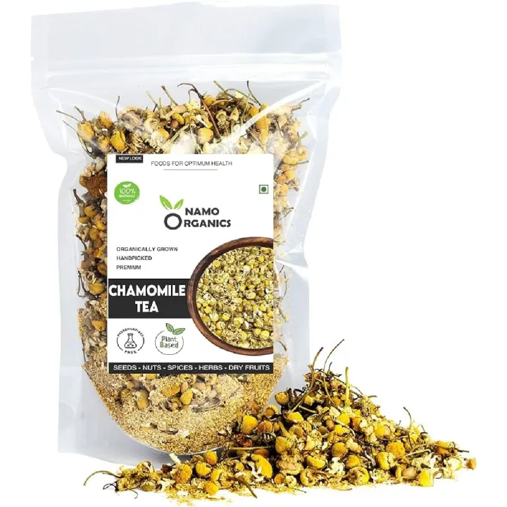 Organic Pure Chamomile Herbal tea Loose leaf 100 GM | Daraz.pk