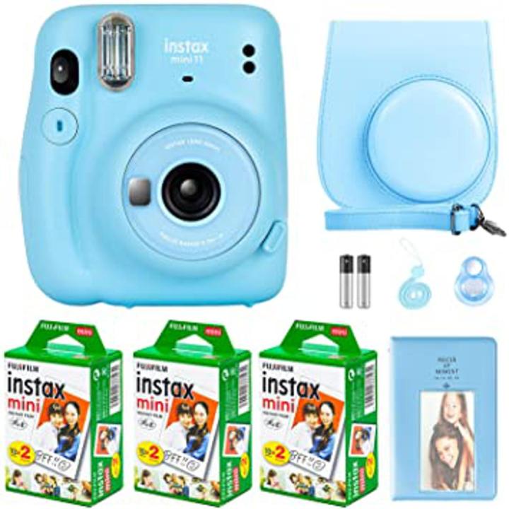 Fujifilm Instax Mini 11 Instant Camera Charcoal Grey With 20 Sheet ...