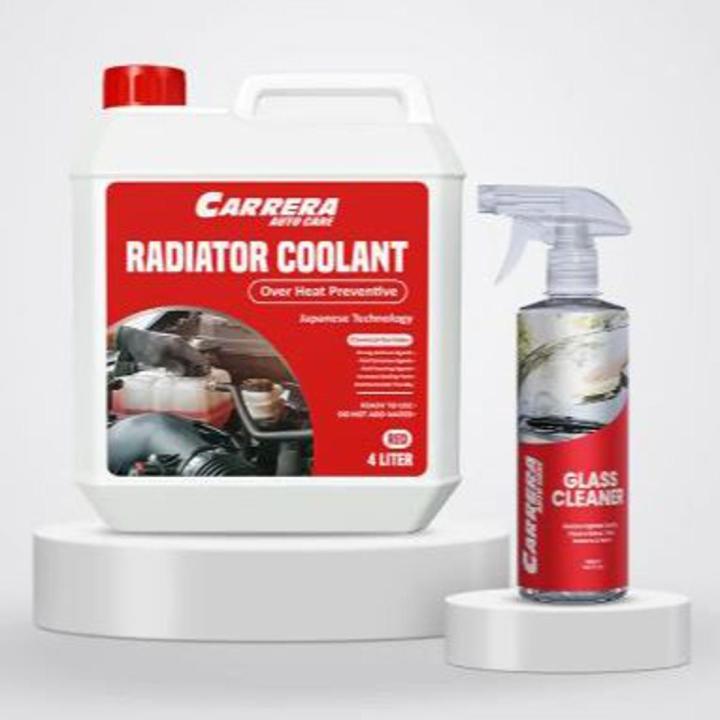 Carrera Car Radiator Coolant Heat Preventive Car 4 Litre and Glass ...