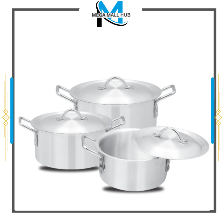 Cooking Pot set 6 Pcs low weight 6 to 8 | Daraz.pk