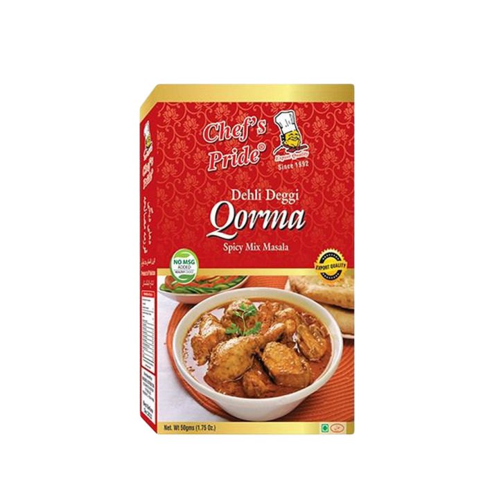 Chef Pride - Dehli Deggi Qorma Masala (50G) | Daraz.pk