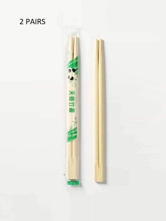 Bamboo chopsticks | Pack of 01 Pair | 02 sticks | Rescuable Natural ...