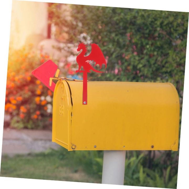 Funny Metal Dragon Mailboxes Decorative Dragon Flag Mailbox Decorative ...